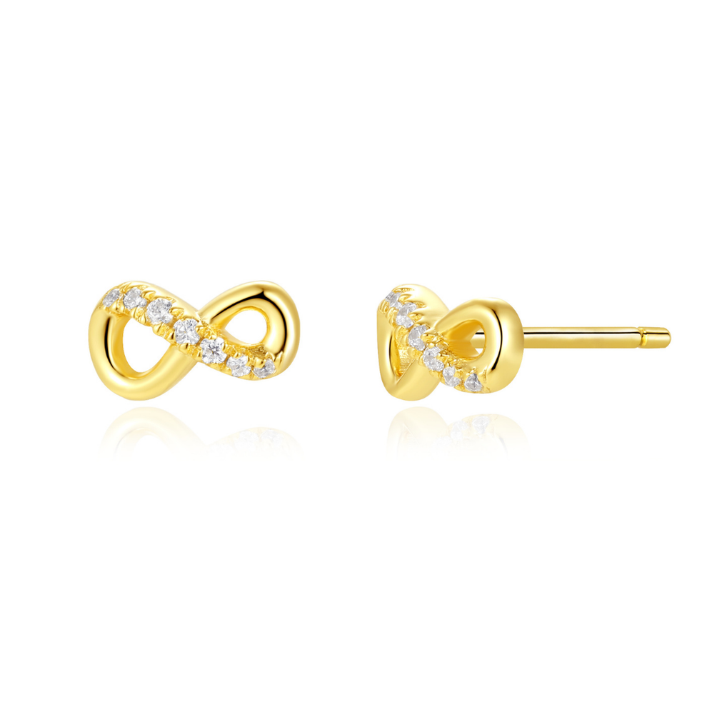 Infinite Grace Earrings | 14k Gold on Recycled 925 Sterling Silver ...